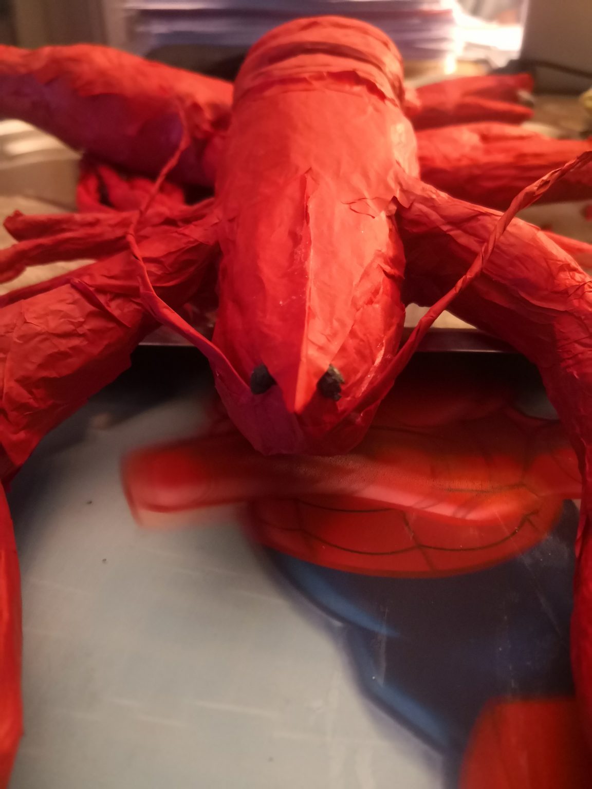 Homards en papier de soie - HapPap