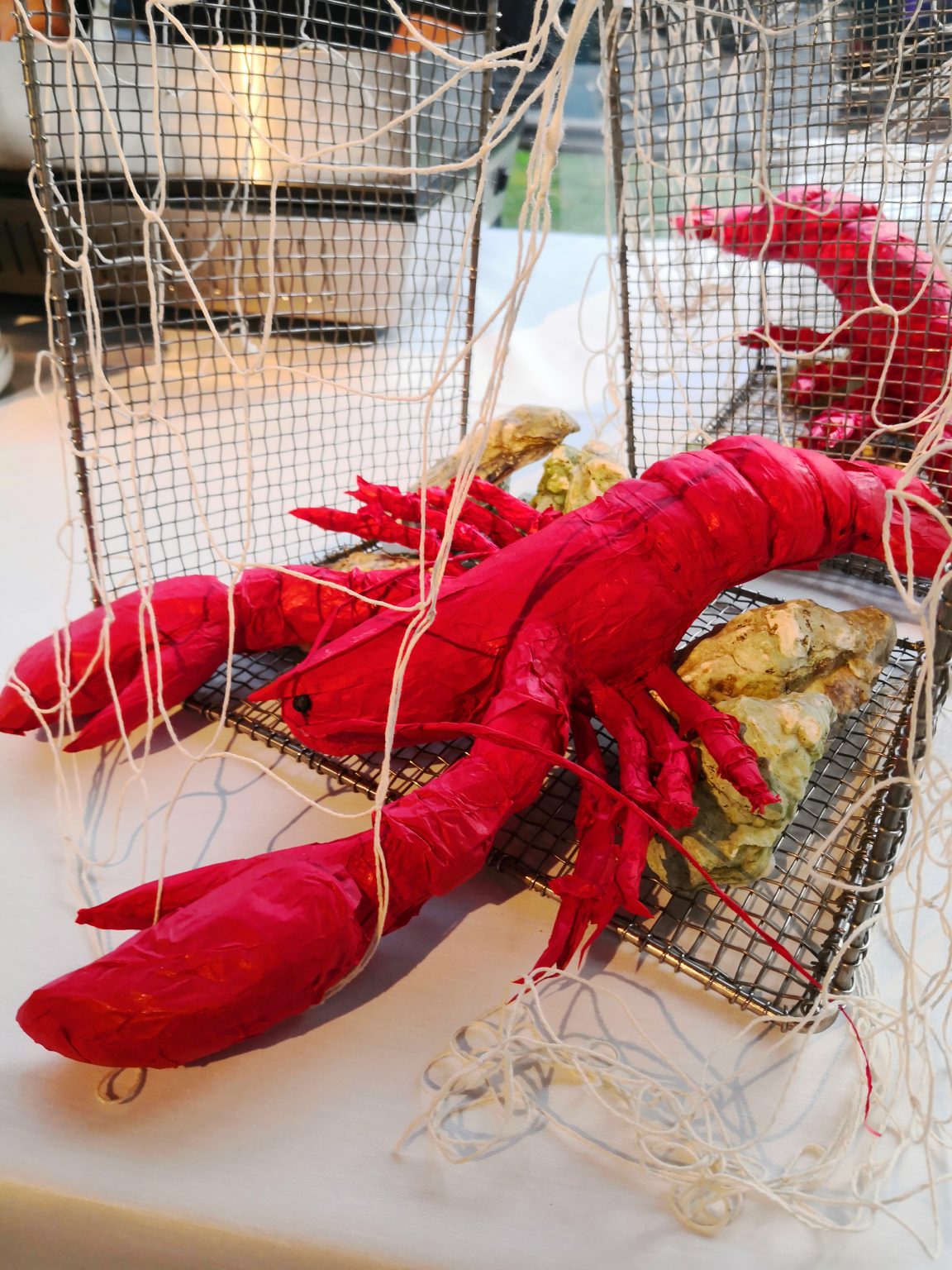 Homards en papier de soie - HapPap
